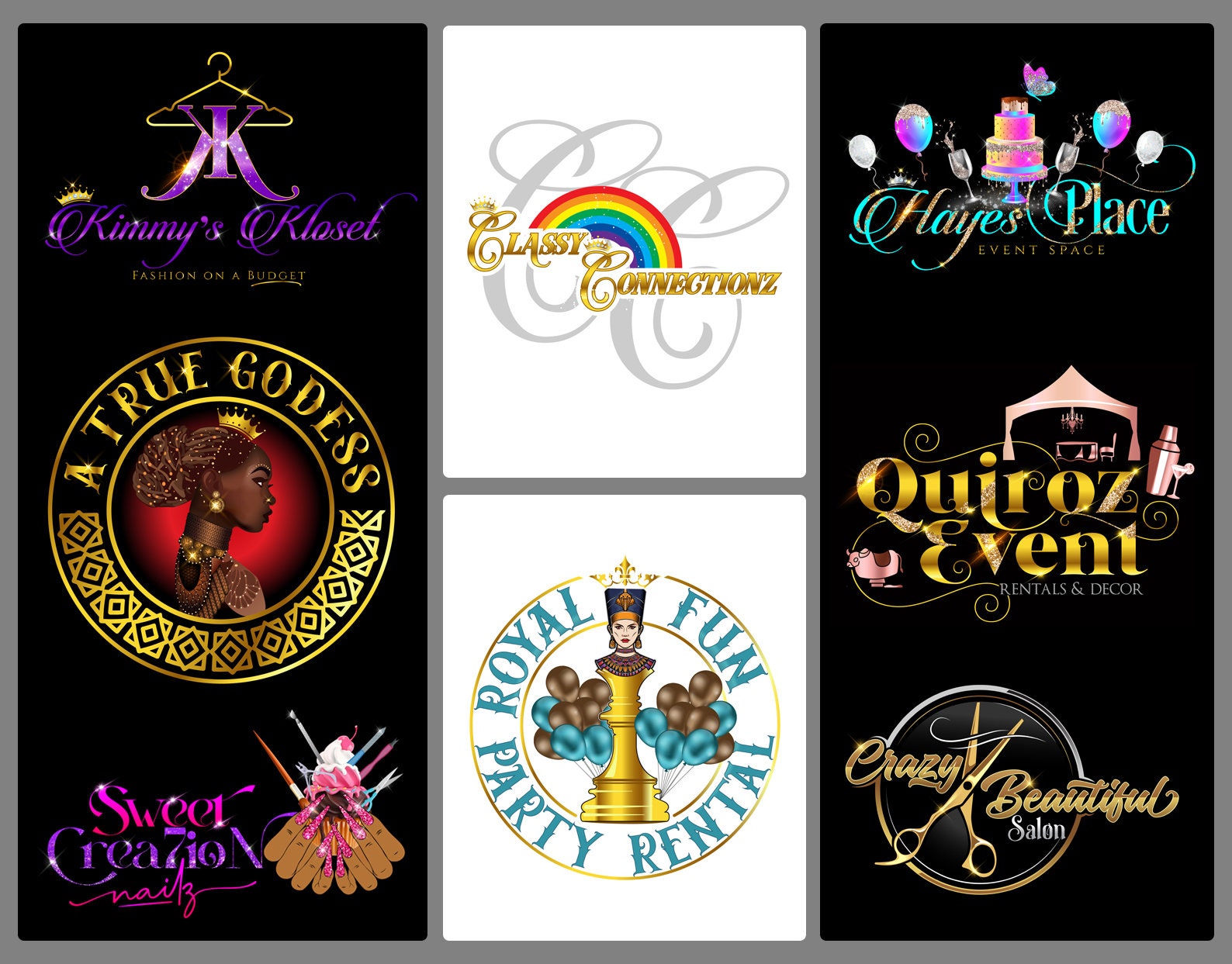 Boutique Logo, Fashion Logo, Logo Design, Clothes Logo, Online Boutique Logo, Clothing Line Logo ...