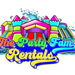 Bounce House Logo: Inflatable Rental Business Design - Etsy