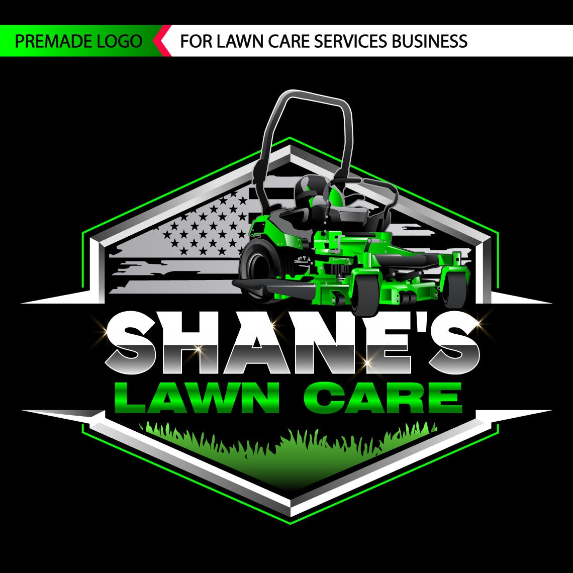 Lawn Care Logo Design, Yard Service Logo, Lawn Mower Logo, Lawn Mowing Logo, Zero Turn ...