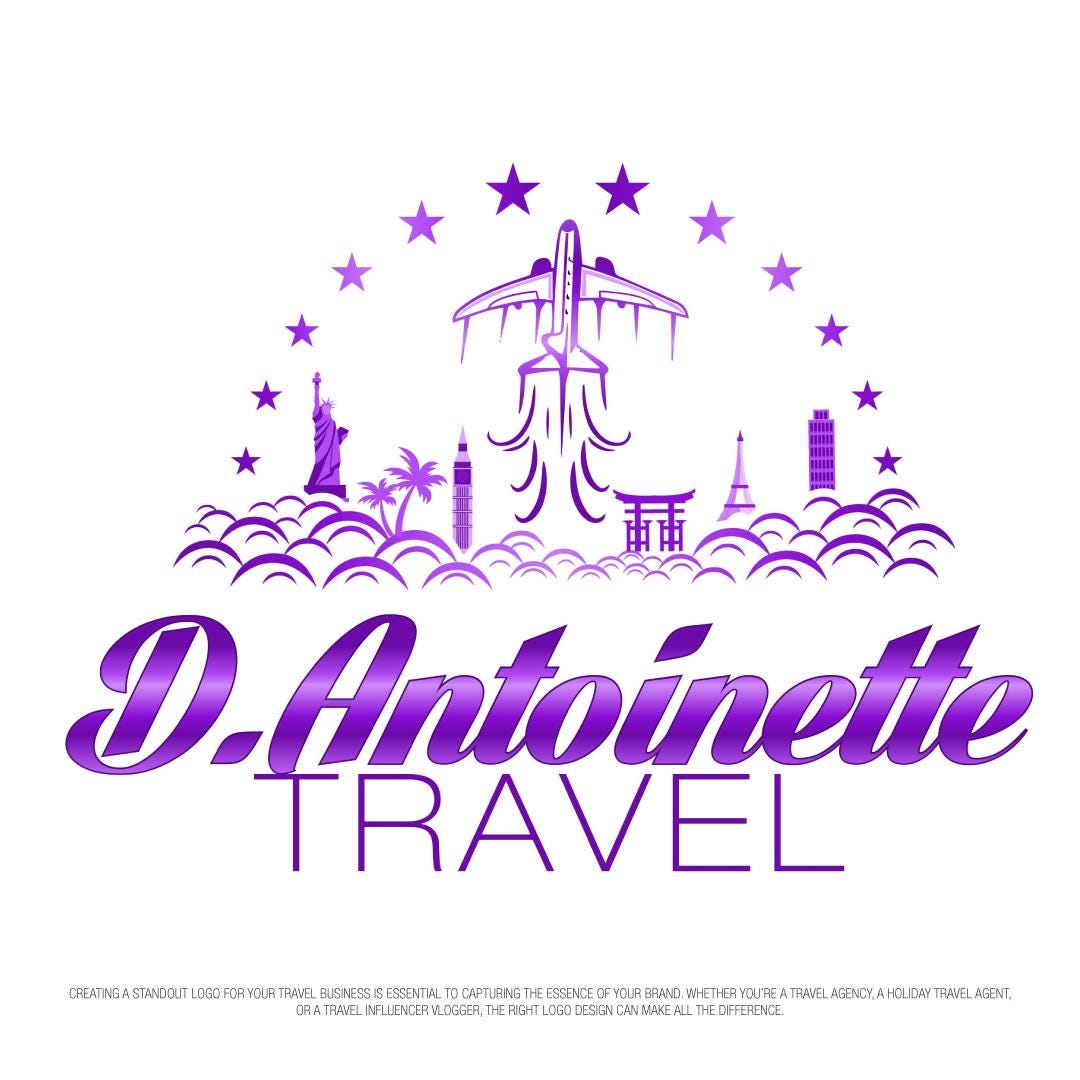 Premade Travel Agency Logo Designs: Airplane Tour Templates - Etsy