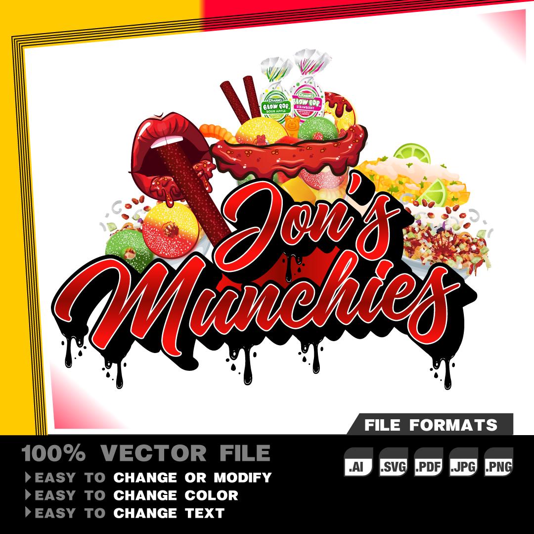 Candy Enchiladas Logo Design: Custom Dulces Picantes Logo - Etsy