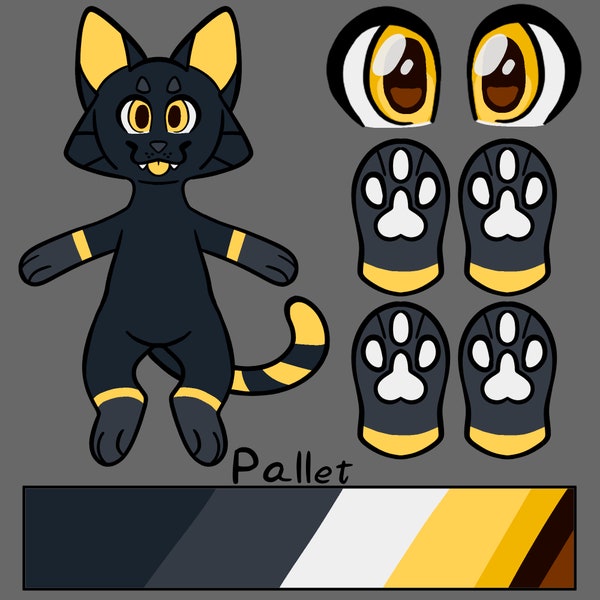 Cat Ref Sheet - Etsy
