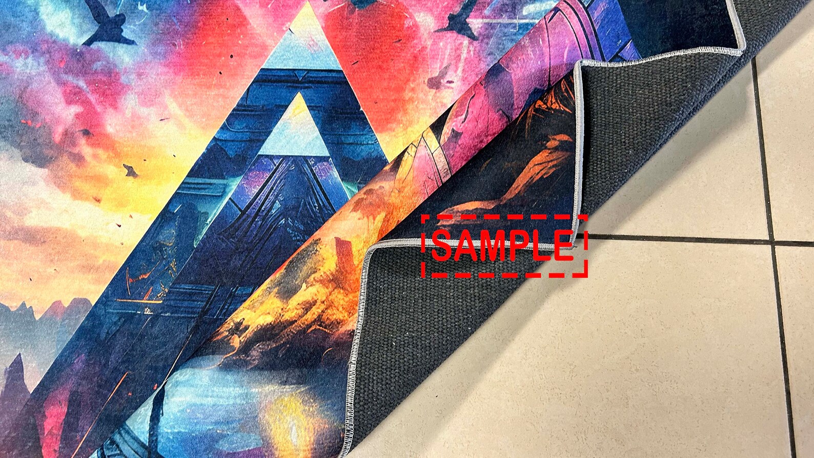 Neon Rug, Rug of City Lights, Rug of Night Skies,rug of Bridge Lights ...