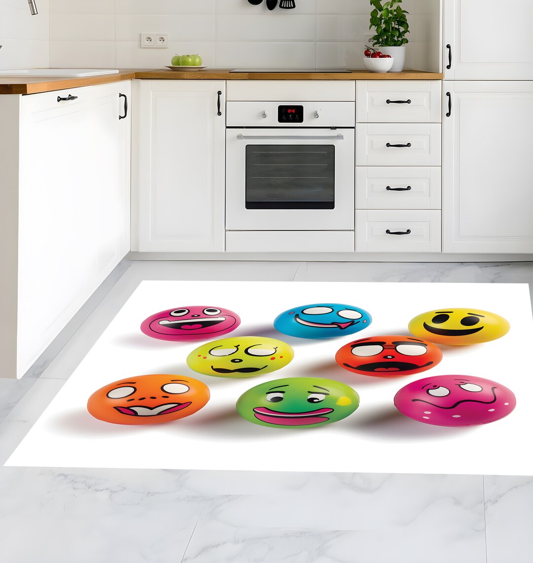 Emoji Rug, Rug of Wibble-wobble Emotions, Rug of Laughing Emoji ...