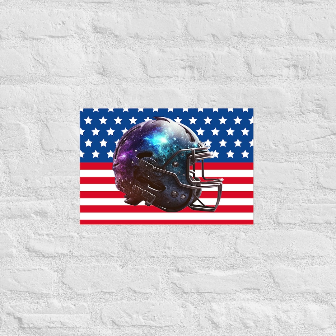 Wall Poster of NFL Helmet - Etsy
