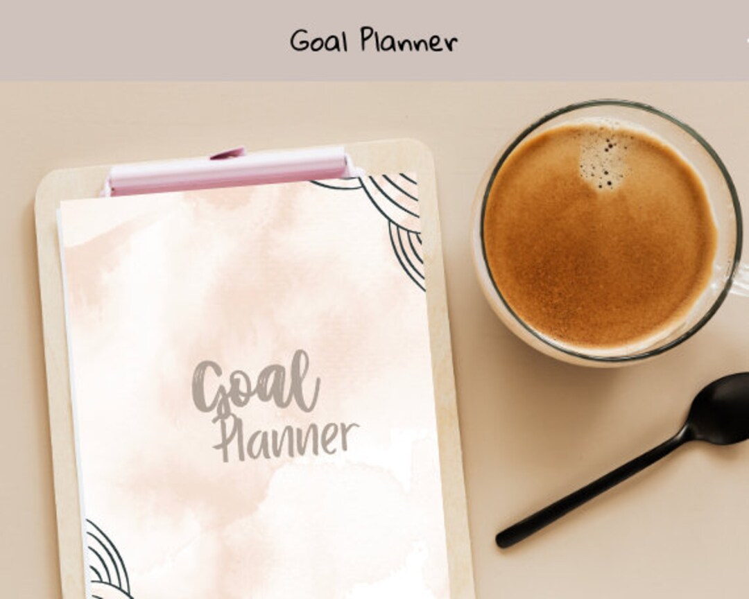 Printable Goal Planner, Printable Dream Planner, Vision Board, Gift ...