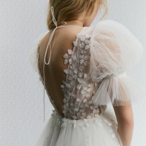 Jade Dress, Short Wedding Dress With Sleeves - Etsy UK