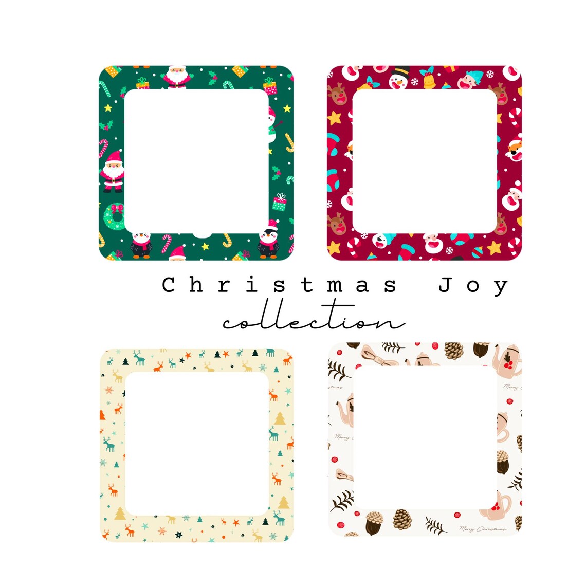 Christmas Notepads / Sticky Notes Digital Stickers / Digital Planning ...