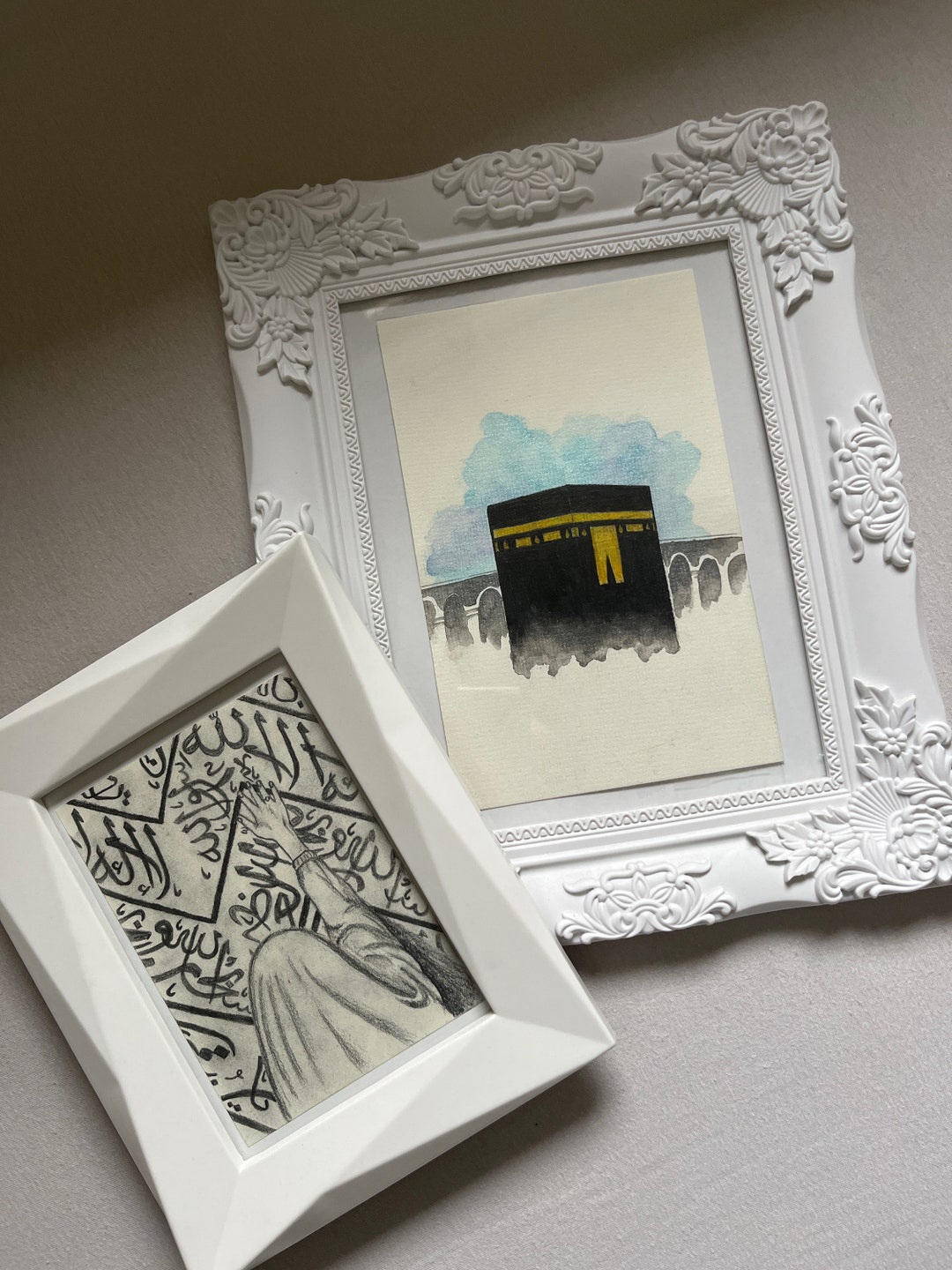 Water Color Painting, Islamic Art, Kaaba - Etsy