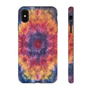 Vibrant Tie Dye iPhone Case 04- Available for Iphone, Samsung, and ...