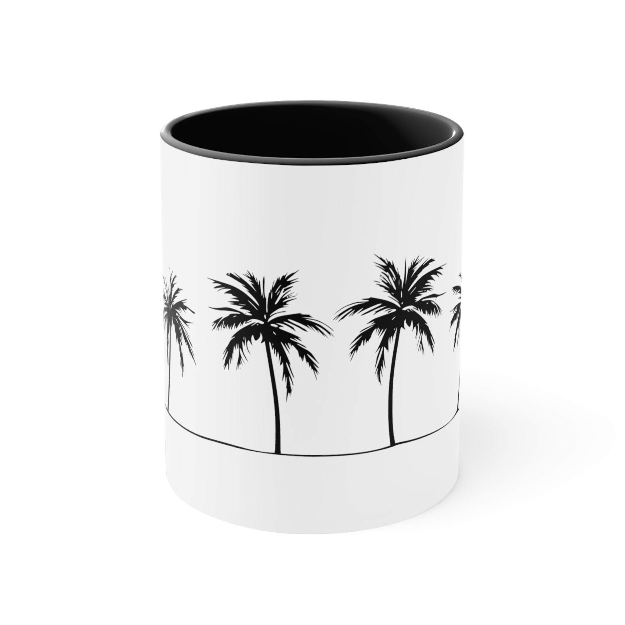 Coffee Mug Palm Tree Mug Cute Mug Trees Mug Gift Palm Tree Gift Cute ...
