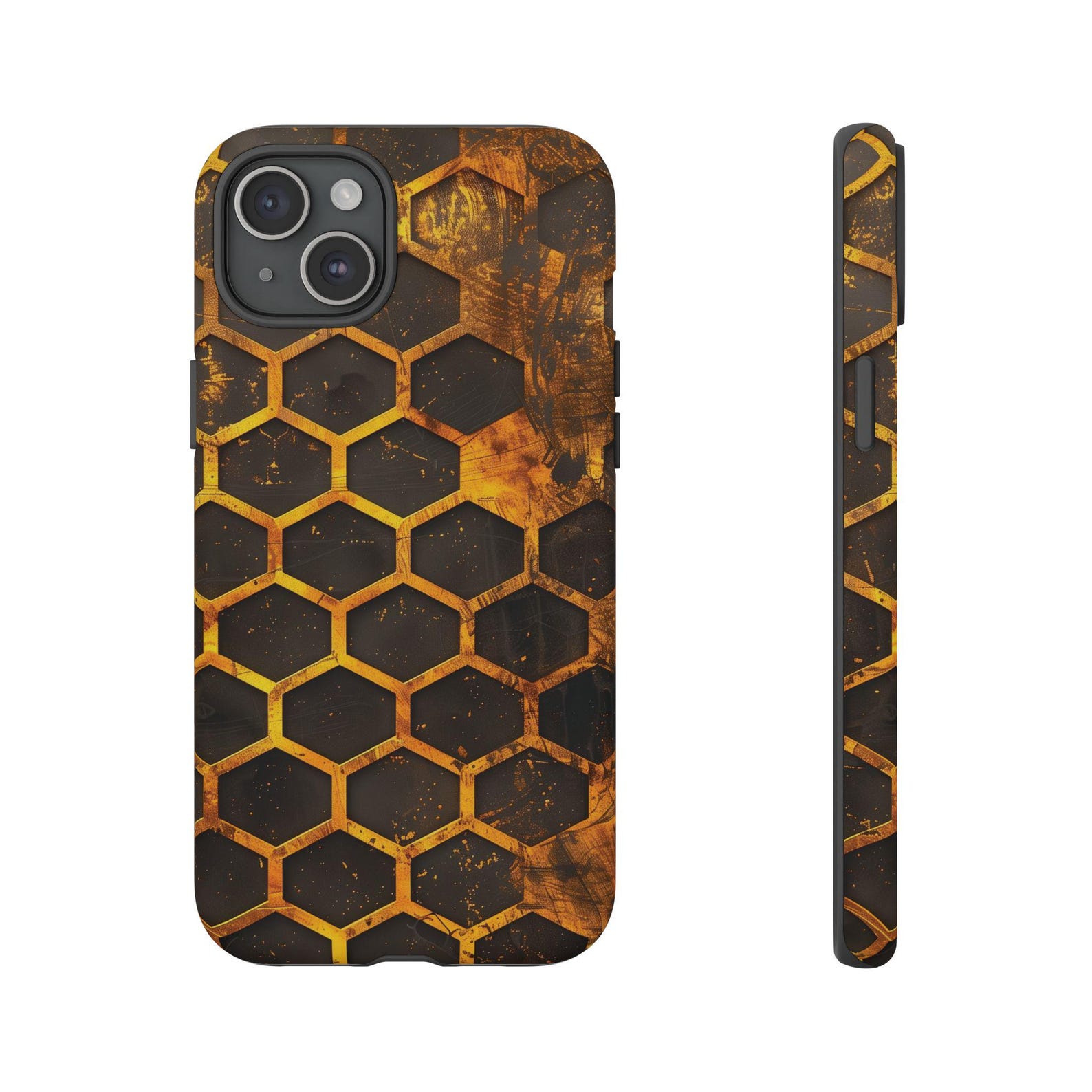 Steel Beehive Pattern Phone Case - Durable, Stylish Honeycomb Design ...