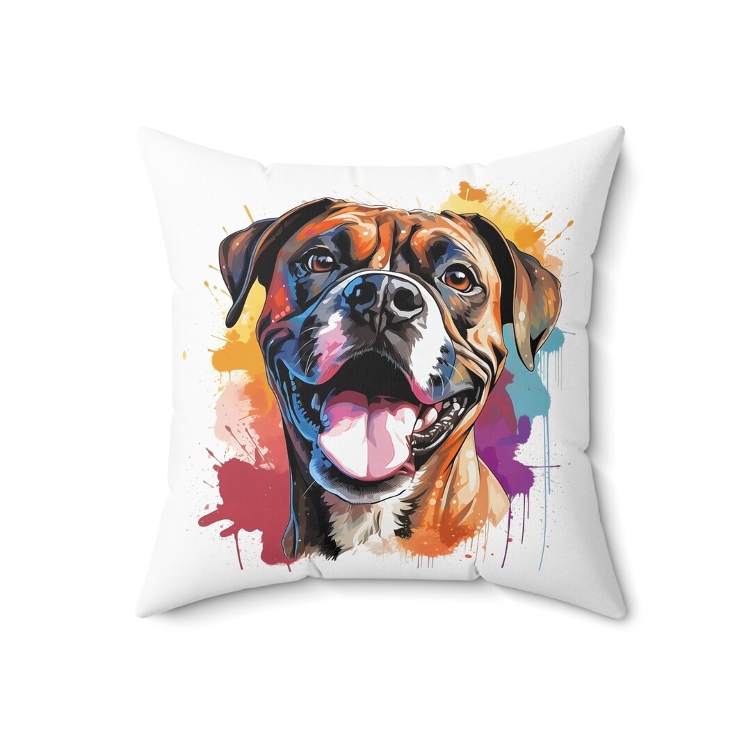 Boxer Pop Art Pillow - Etsy