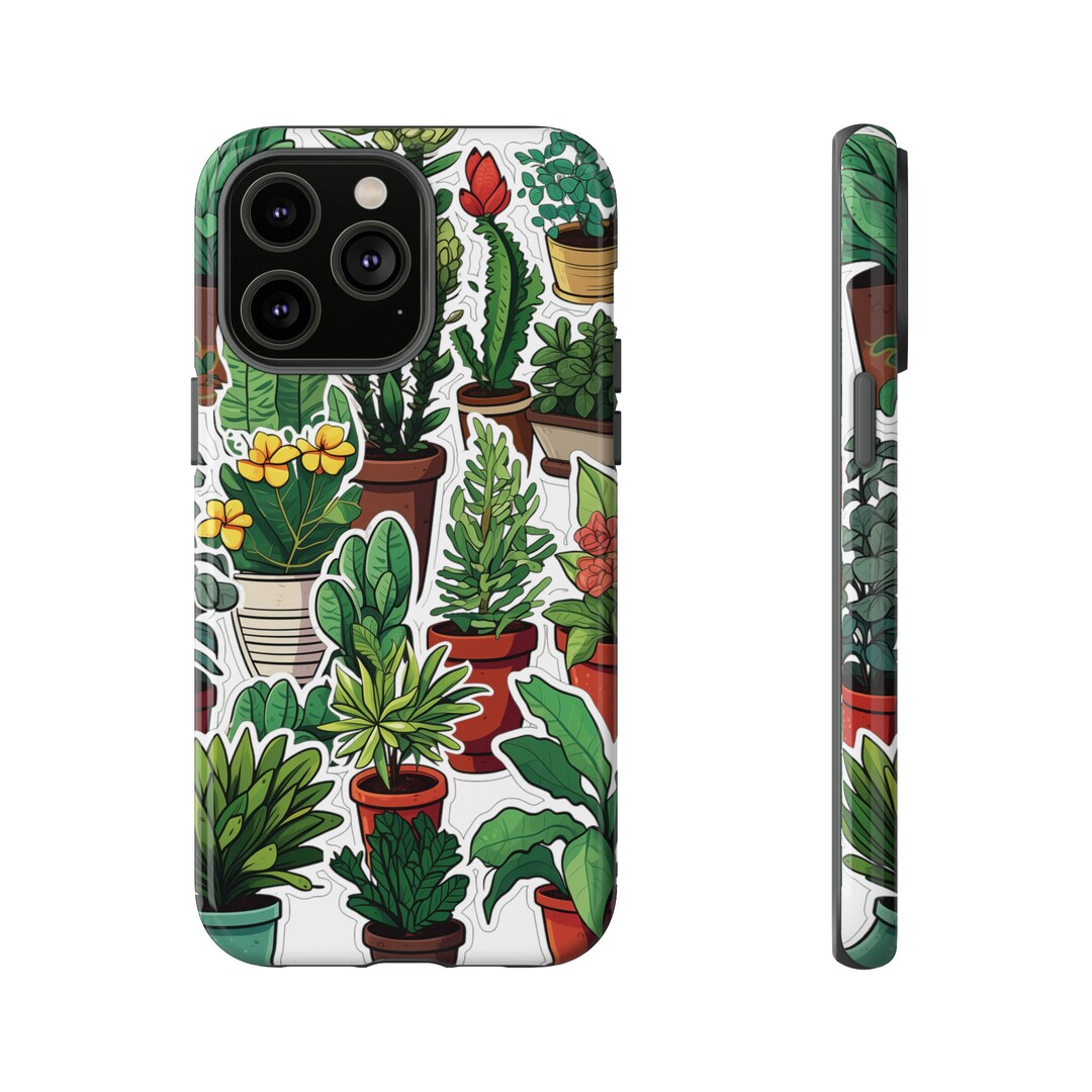 House Plant Sticker Collage iPhone Case - iPhone 14 Pro Max Case ...