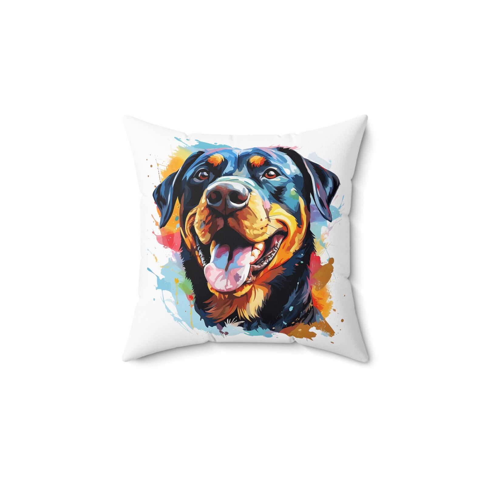 Rottweiler Pop Art Pillow - Etsy