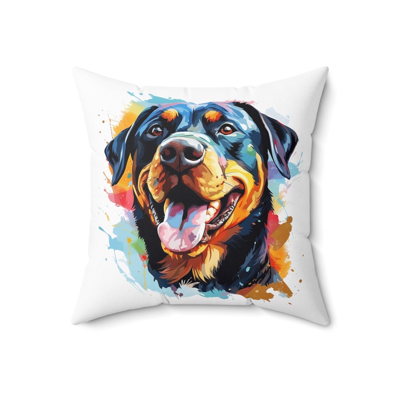 Rottweiler Pop Art Pillow - Etsy
