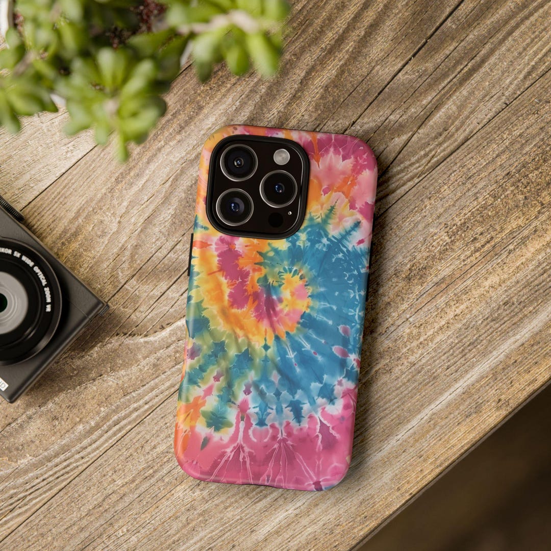 Vibrant Tie Dye iPhone Case 05- Available for Iphones, Samsung, and ...