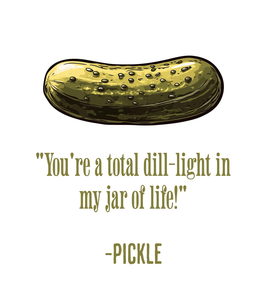 Emotional Support Pickle Shirt - Comfort Colors Crewneck Tee ...