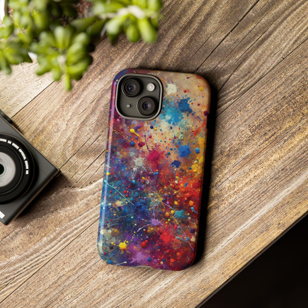 Paint Splatter Phone Case - iPhone and Android - Trendy, Durable Cover ...