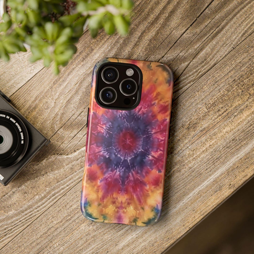 Vibrant Tie Dye iPhone Case 04- Available for Iphone, Samsung, and ...