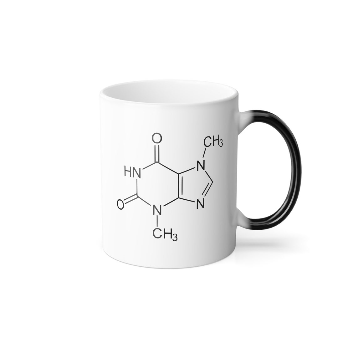 Caffeine Molecule Color Changing Mug – Science Teacher Gift - Etsy