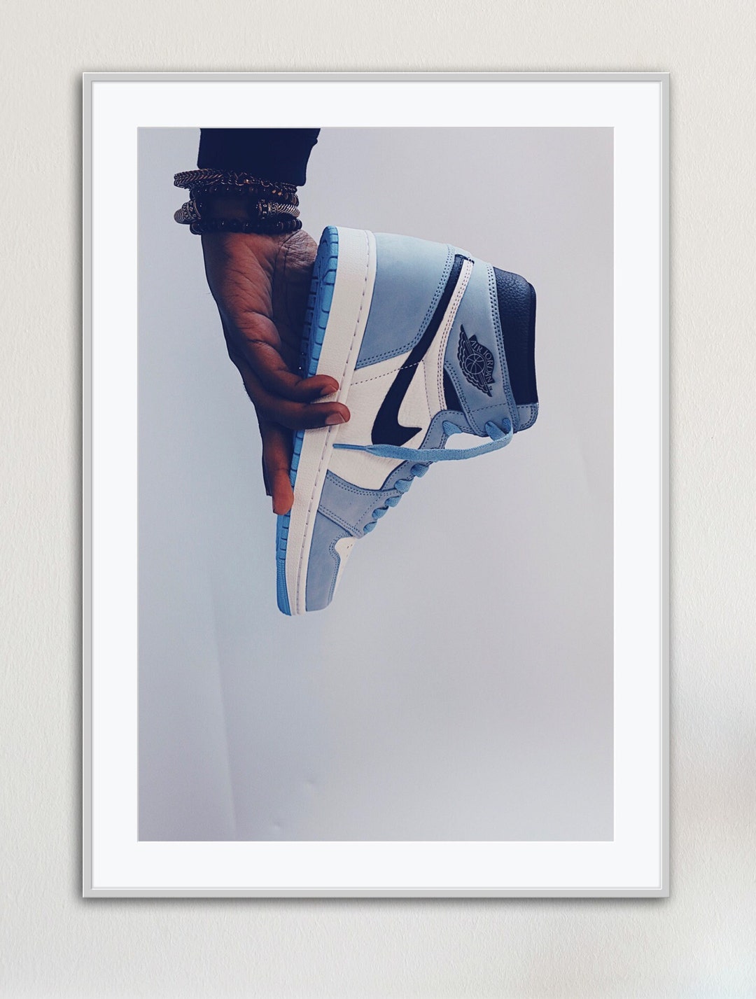 Digital Sneaker Print | Jordan 1 Retro High OG 'university Blue ...