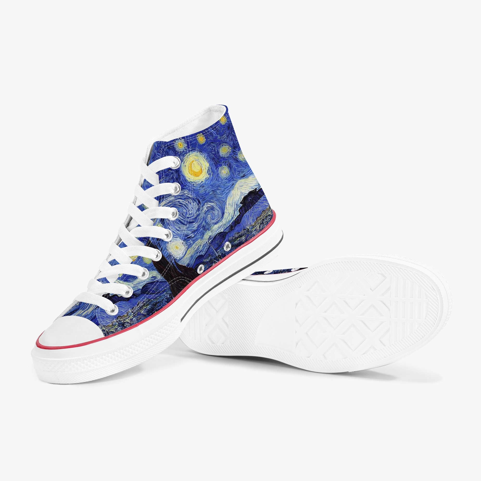 Van Gogh Converse, Starry Sky Sneakers, Night Sky Footwear ...