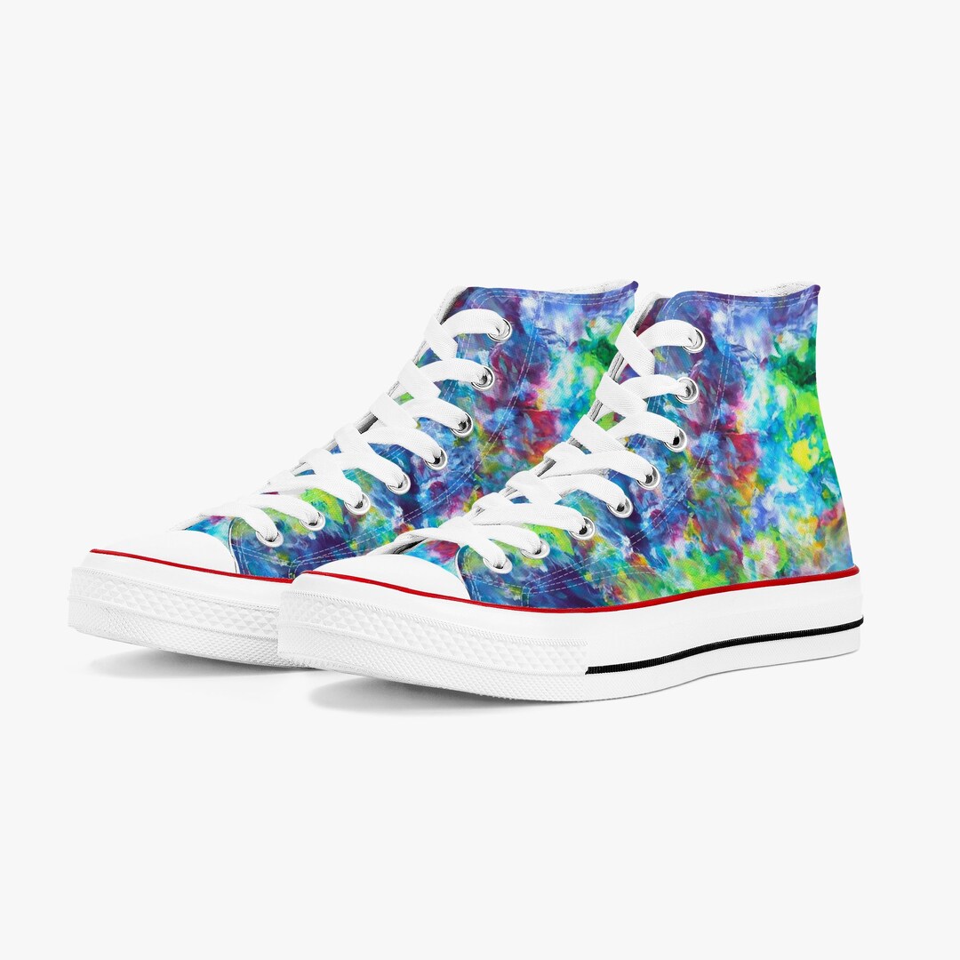 Abstract Art Sneakers - Artistic Painting Converse - Impressionist ...