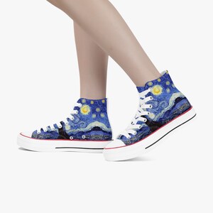 Van Gogh Converse, Starry Sky Sneakers, Night Sky Footwear ...