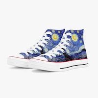 Van Gogh Custom Converse the Starry Night Custom Shoes - Etsy Canada