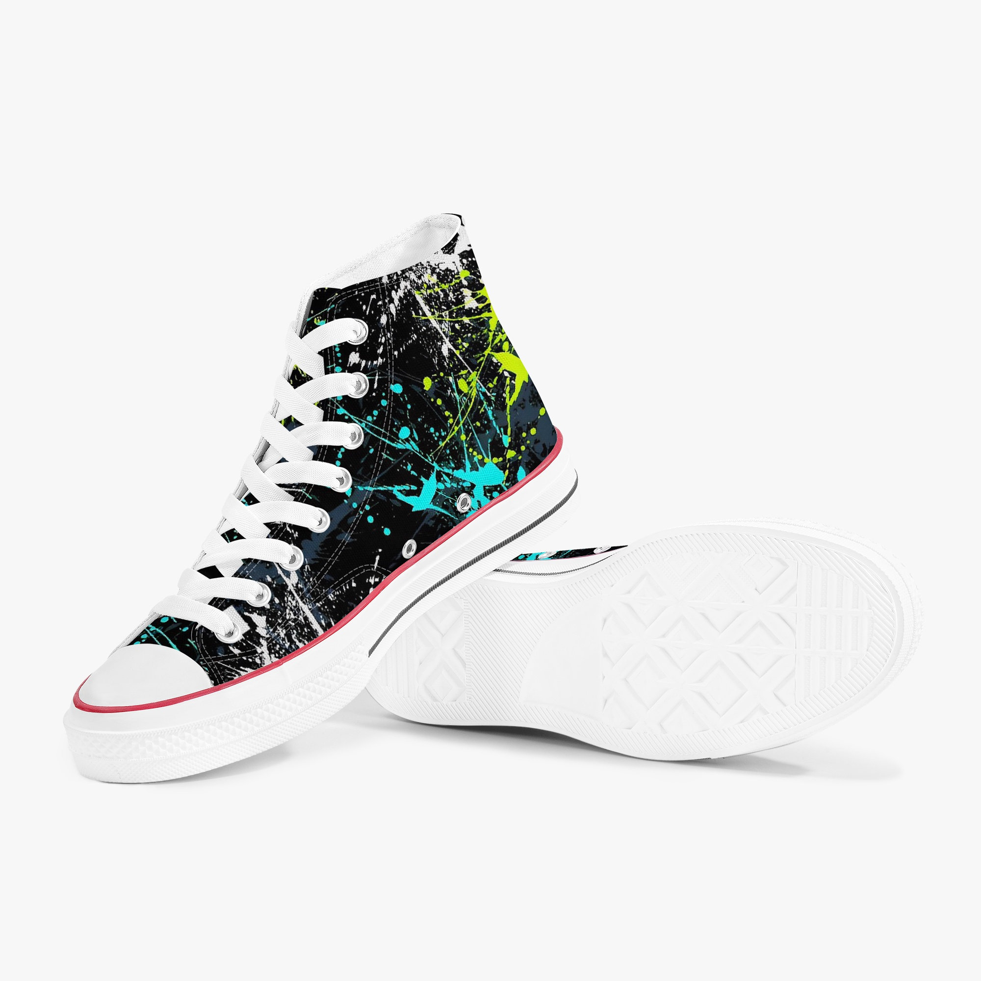 Paint Splashes Converse - Paint-splatter Sneakers - Artistic Footwear ...