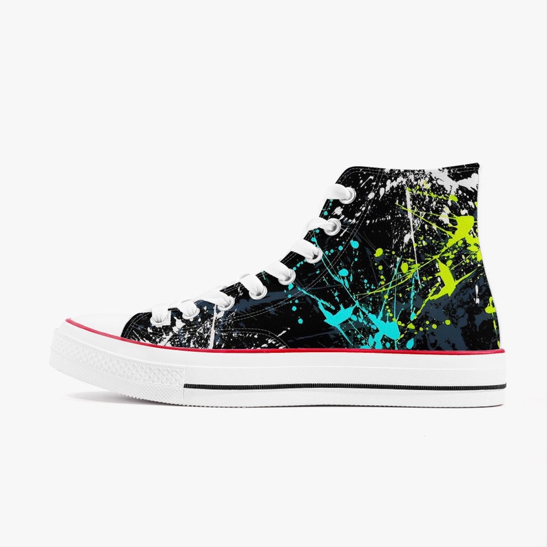 Paint Splashes Converse - Paint-splatter Sneakers - Artistic Footwear ...