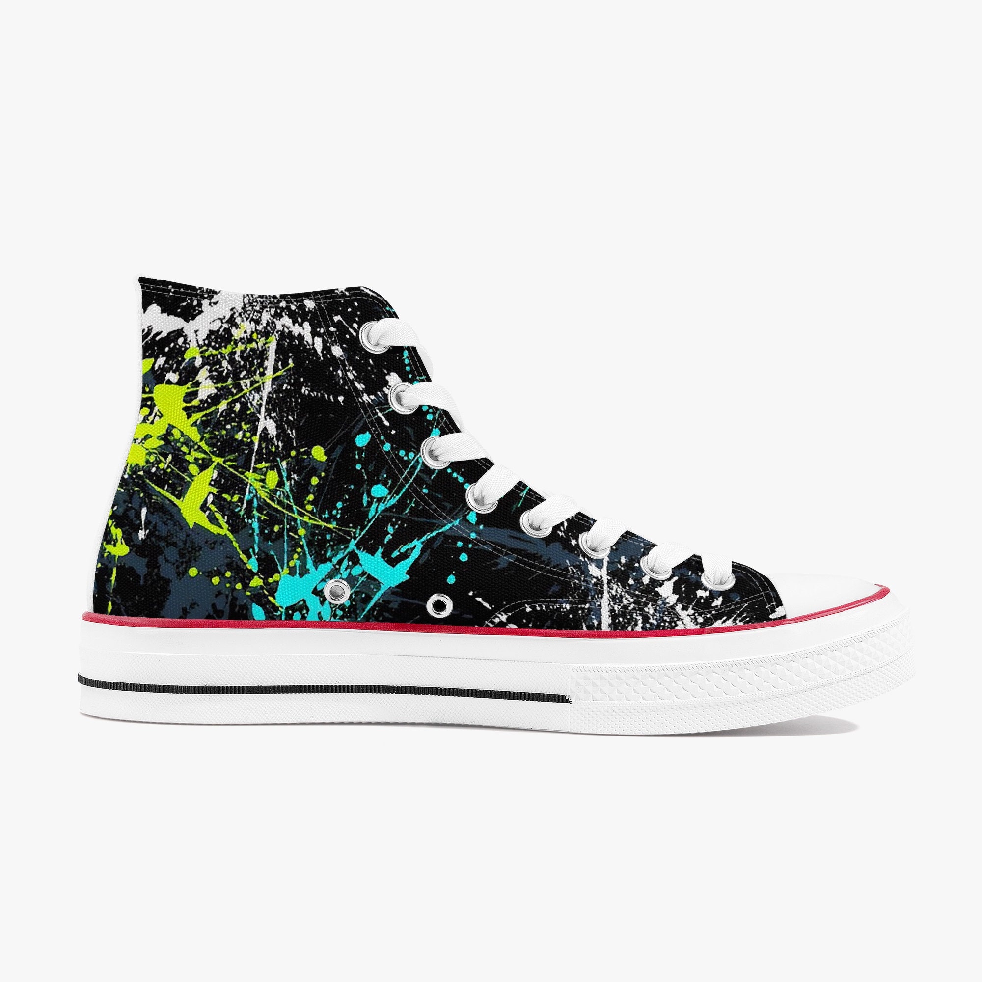 Paint Splashes Converse - Paint-splatter Sneakers - Artistic Footwear ...