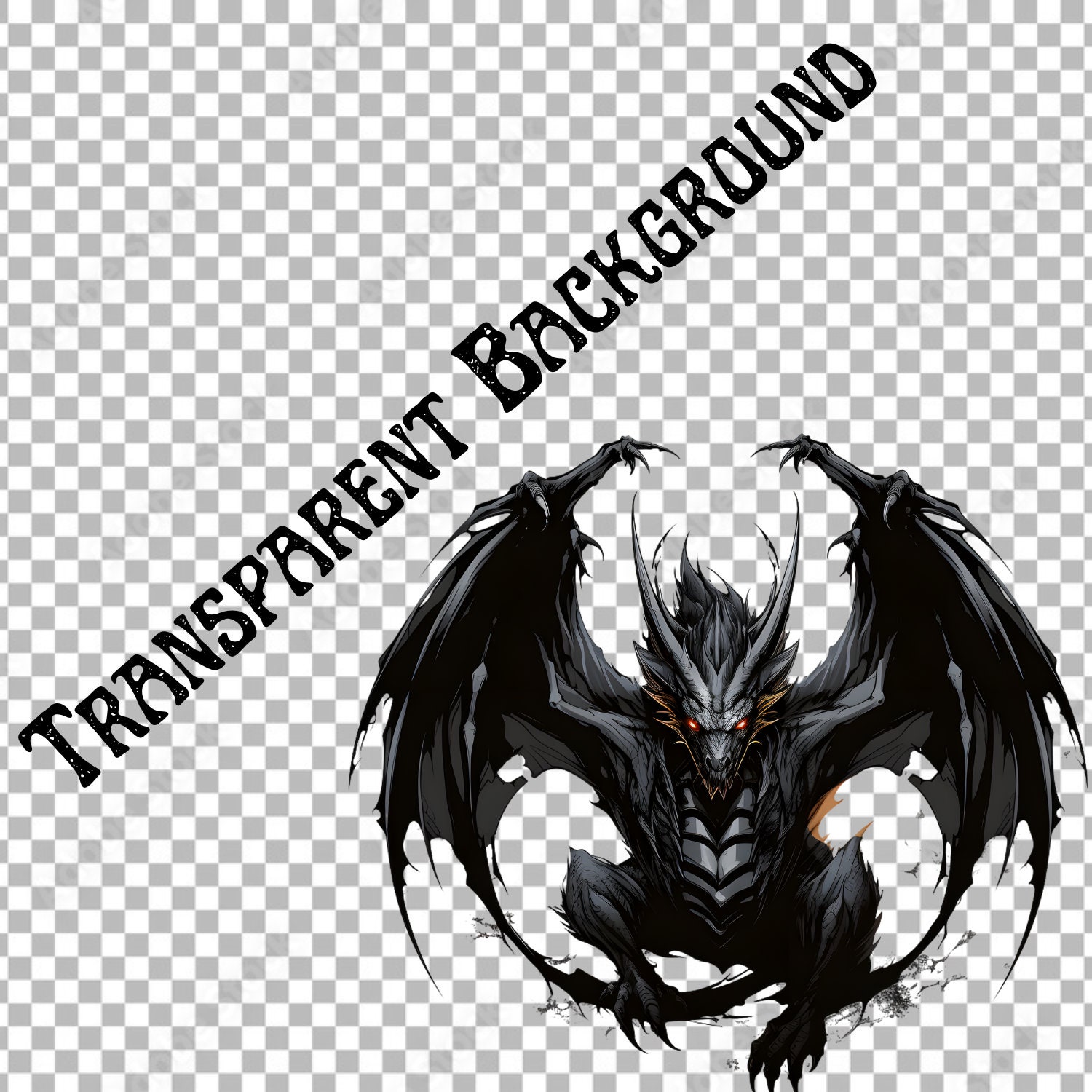 Clipart Dragons PNG | 150+ Image Bundle | Digital Dragon Art | Dragon ...