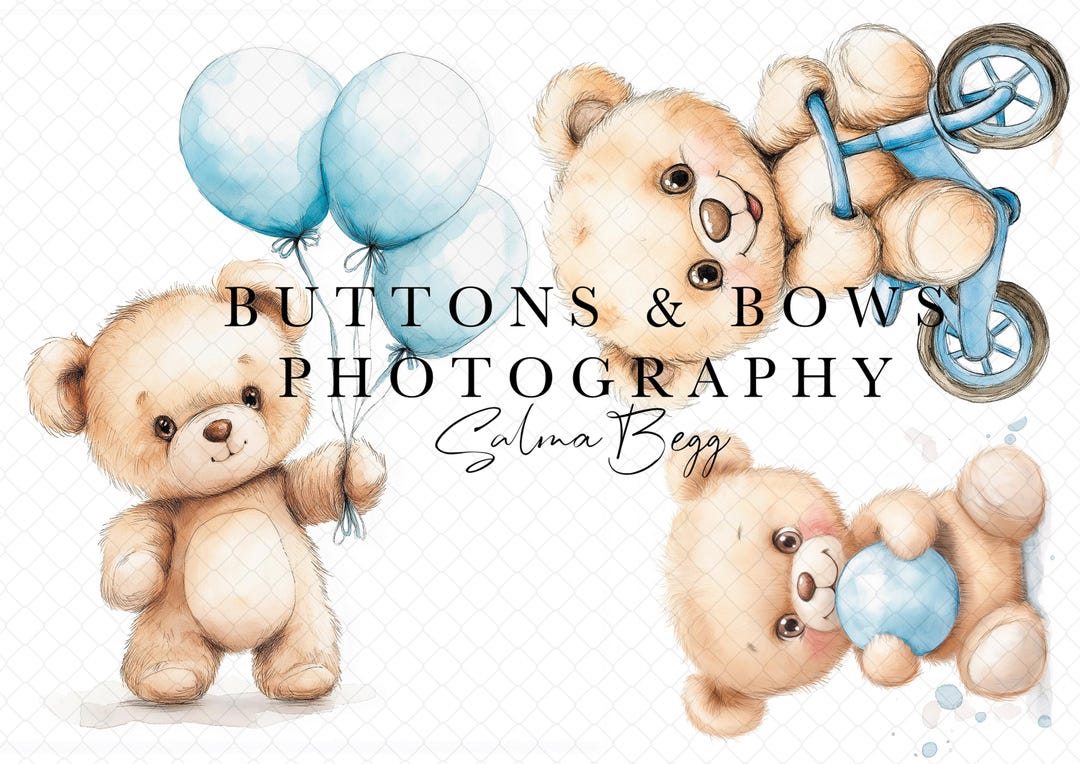Teddy Bear Clip Art – for Prop Creation | High-resolution PNG - Etsy