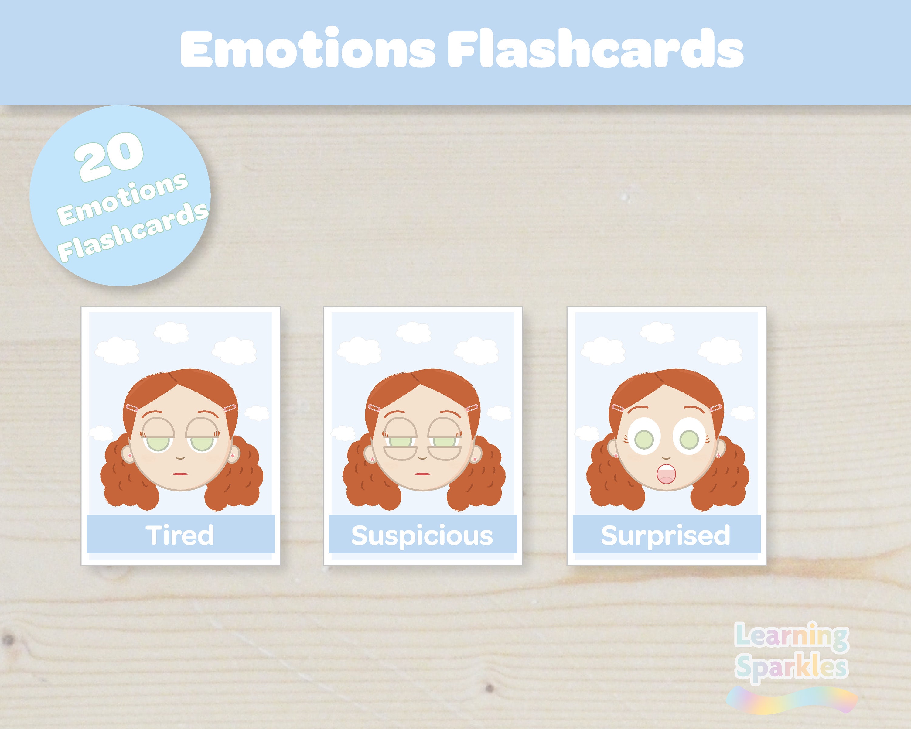 Emotions Printable Activity Girl Version, Feelings Chart Printable ...