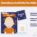 Emotions Printable Activity Boy Version, Feelings Chart Printable ...