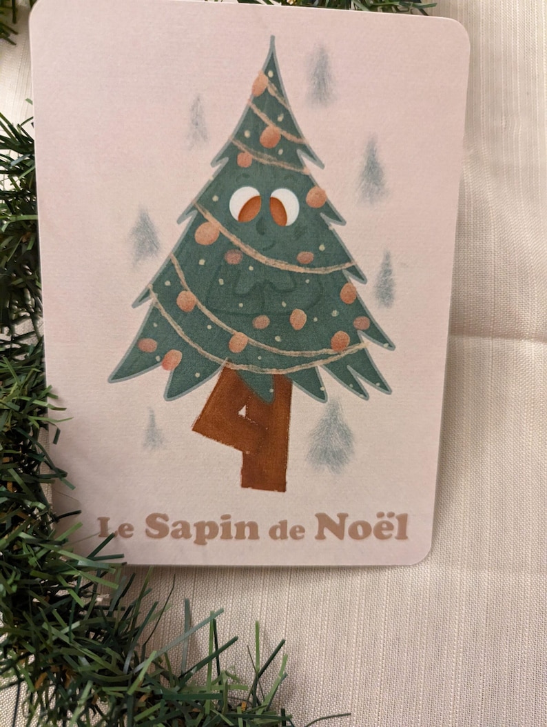 Christmas Yoga Cards, Holiday Season, Kids Yoga Christmas - Etsy