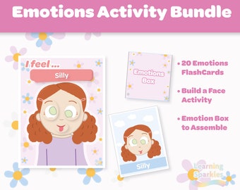 Emotions Printable Activity Boy Version, Feelings Chart Printable ...