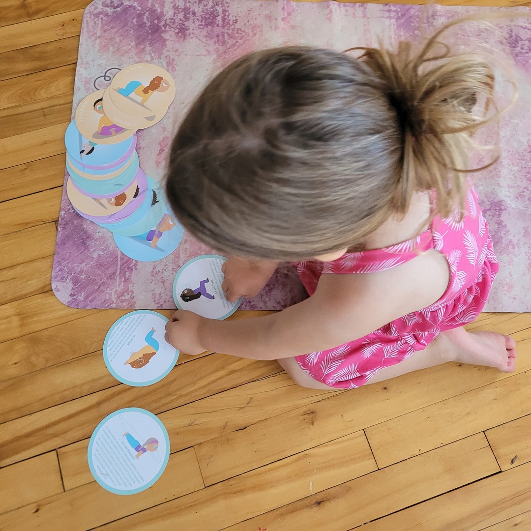 Yoga Pose Cards for Kids, Yoga Game for Kids, Yoga Cards for Kids - Etsy