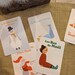 Christmas Yoga Cards, Holiday Season, Kids Yoga Christmas - Etsy