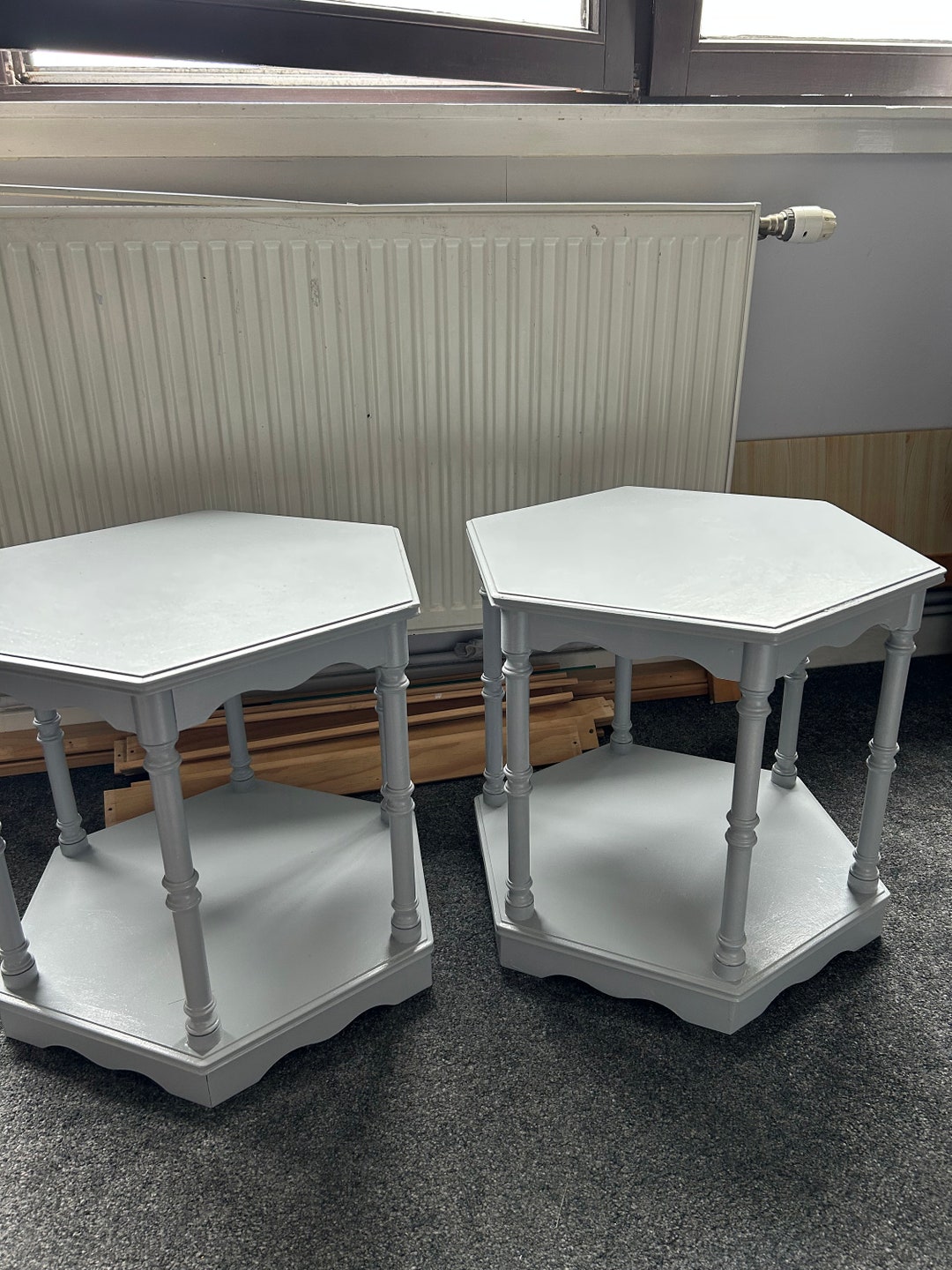 Twin Side Tables - Etsy