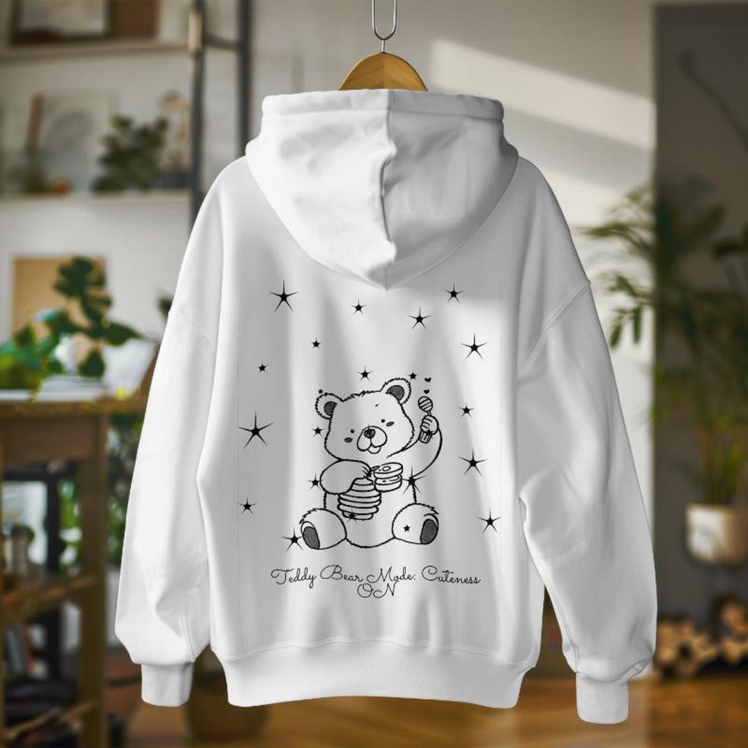 Teddy Bear Mode: Cuteness ON / Digital Printing - Etsy