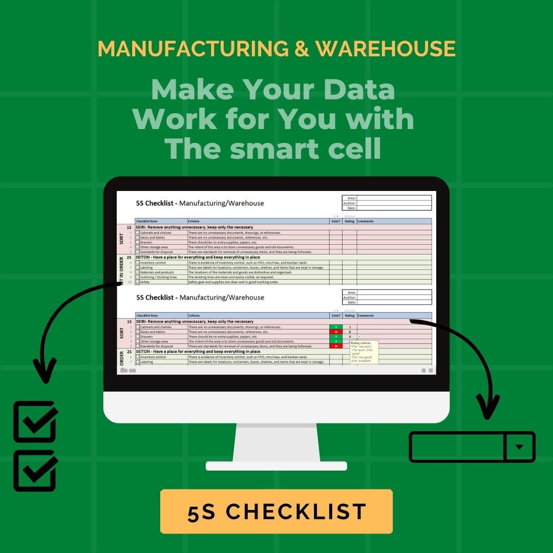 5s Checklist For Warehouse