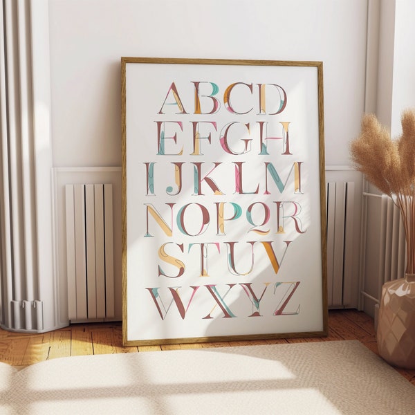 Abc Wall Decor - Etsy