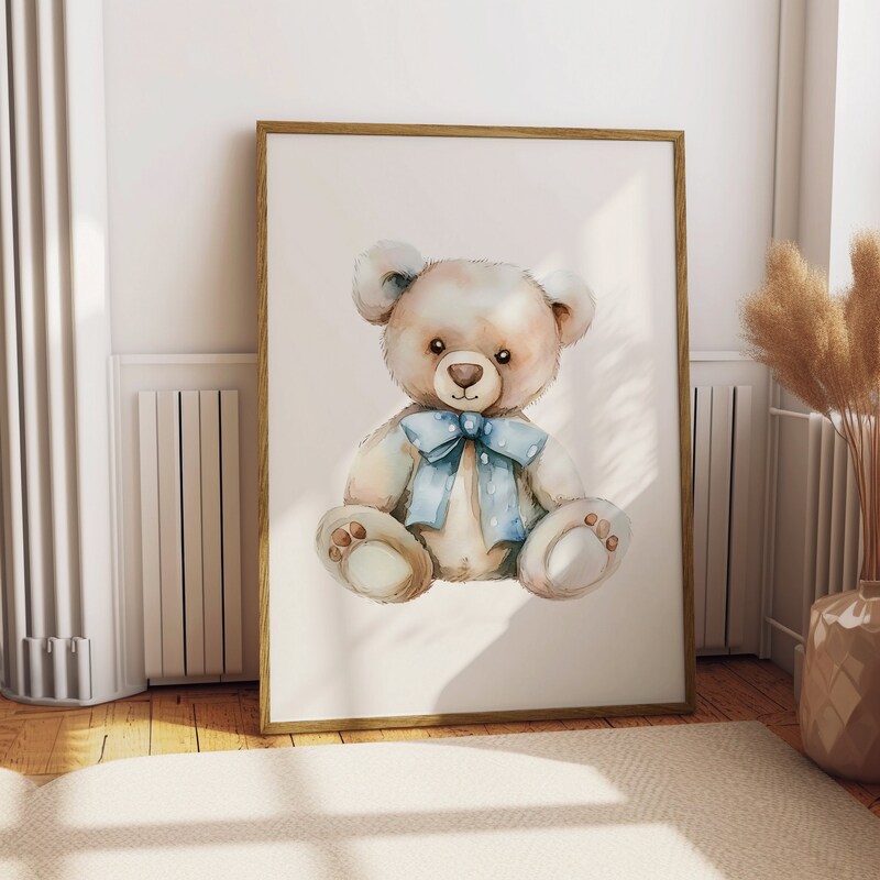 Teddy Bear Print - Etsy