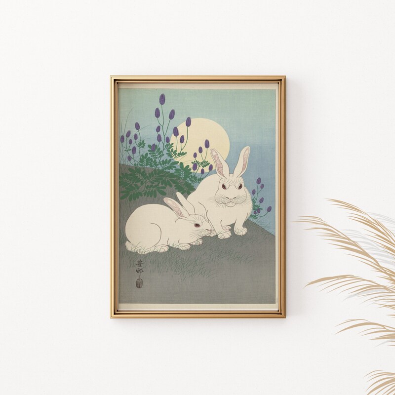 Rabbit Art - Etsy