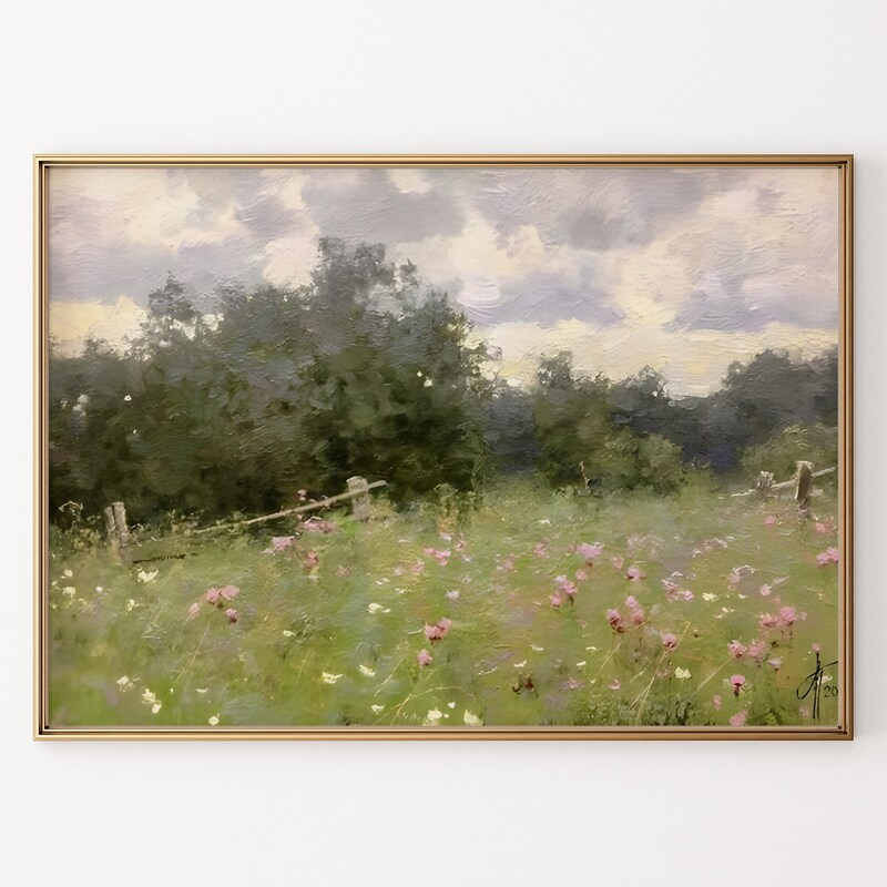 Pastoral Scene - Etsy