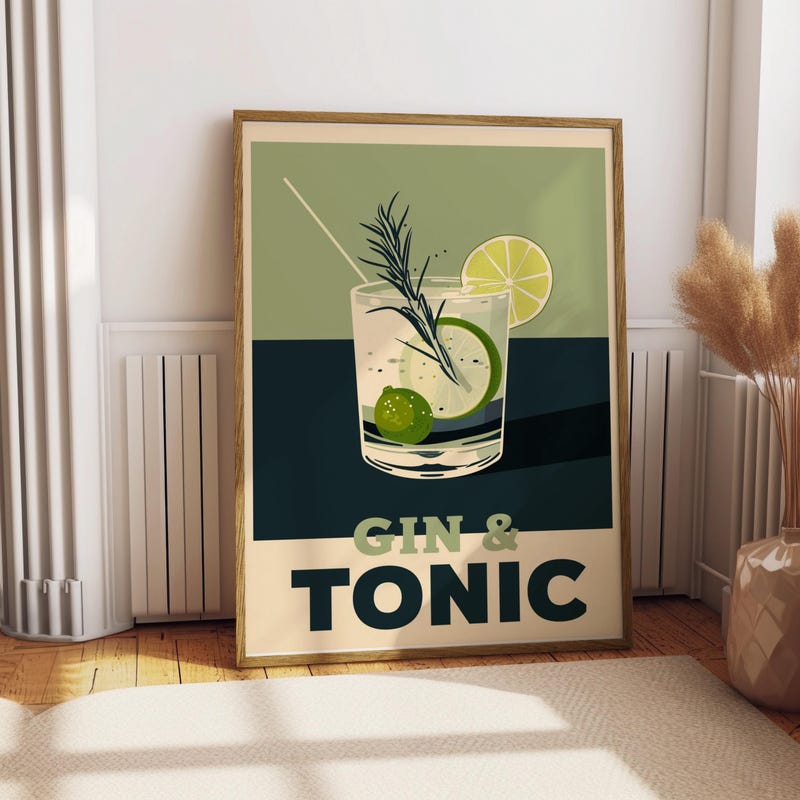 Gin Poster - Etsy