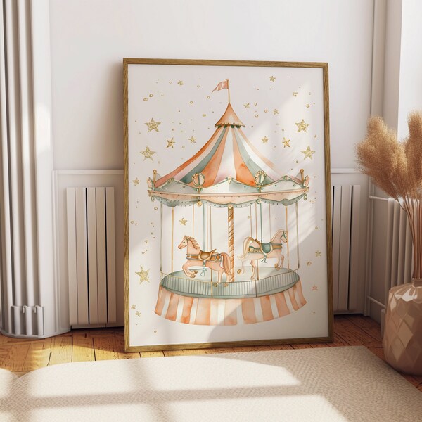 Carousel Print - Etsy